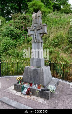 Béal na Bláth, Ireland- July 13, 2021: The memorial at the site of ...