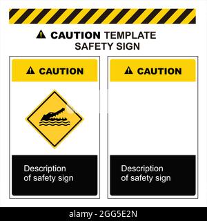 Safety sign beware of wild animals. Beware of Bear, Deer, Snake, Monkey ...