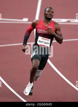 Costa Rica's Sherman Isidro Guity Guity winning gold in the Men's 200m ...