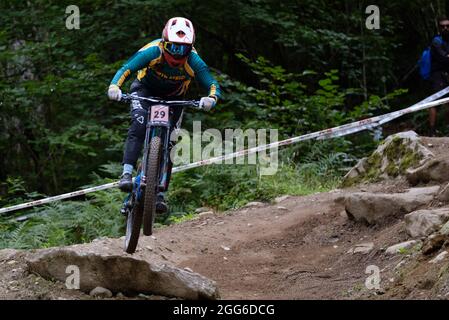 Daolasa, Commezzadura, Italy, August 29, 2021, (62) - Hannes Lehmann (Germany) during UCI MTB ...