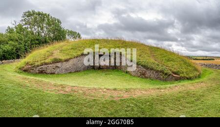 Belas Knap Neolithic Long Barrow Cotswold Severn Cairn Aerial Photo ...