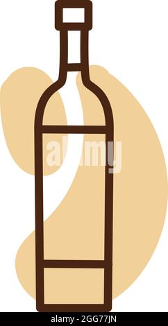 wine bottle icon Stock Vector Image & Art - Alamy