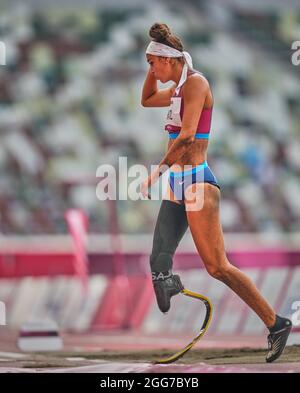 August 28, 2021: Beatriz Hatz from USA at long jump during athletics at ...