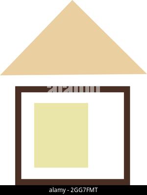 home vector icon modern simple vector illustration Stock Vector Image ...