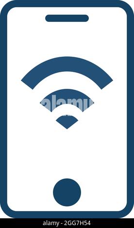 WIFI Simple vector icon. Illustration symbol design template for web ...