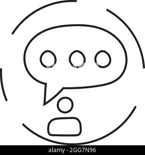 speech bubble chat vector icon Stock Vector Image & Art - Alamy