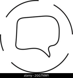 conversation bubble icon Stock Vector Image & Art - Alamy