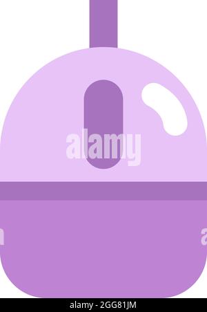 Purple mouse on white background illustration Stock Vector Image & Art ...