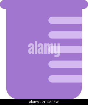 test tube, illustration, vector on white background Stock Vector Image ...
