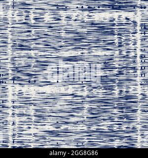 Indigo dyed fabric stripe line pattern texture. Seamless textile fashion cloth dye resist all ...