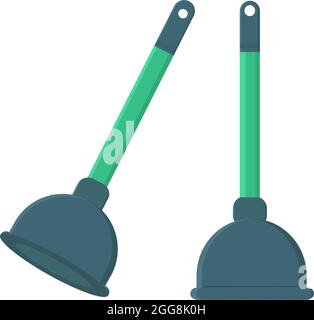 toilet plunger cartoon vector illustration Stock Vector Image & Art - Alamy