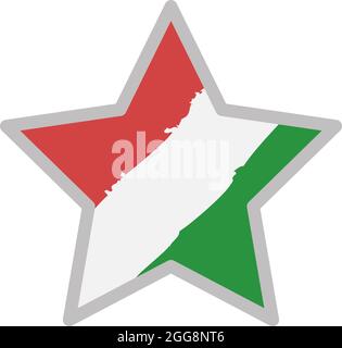 Hungary flag, vector illustration on a white background Stock Vector ...