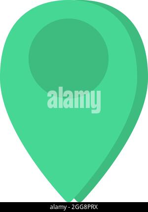 Pin Simple vector icon. Illustration symbol design template for web mobile UI element Stock ...