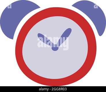 clock icon. minimal and creative icon isolated on white background ...