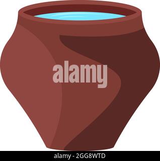 clay vase for drink Stock Vector Image & Art - Alamy