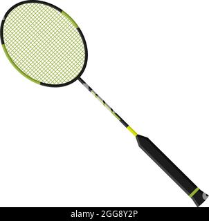Tennis racket, illustration, vector on a white background Stock Vector ...