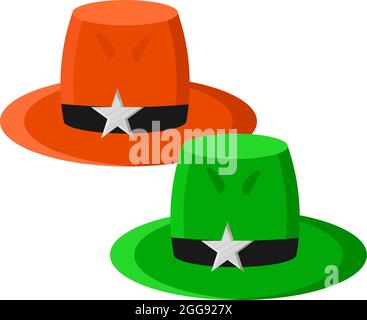 Sheriff`s cap. Vector illustration Stock Vector Image & Art - Alamy
