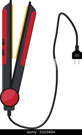 Hair straightener icon, cartoon style Stock Vector Image & Art - Alamy