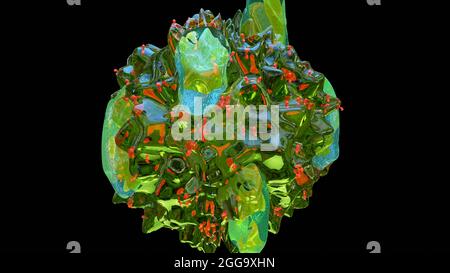 3d illustration of Mastocyte, Mast cell, 3d render Stock Photo - Alamy