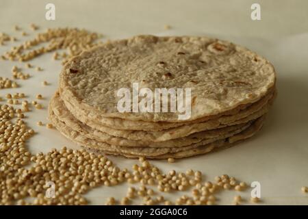 Bajra rotis : traditional Indian Roti, mostly eaten by working class in ...