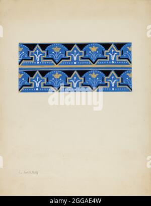 Wall Paper Border, c. 1937 Stock Photo - Alamy