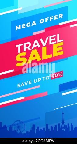 Summer sale flat stories template, for blog and sales, web online ...