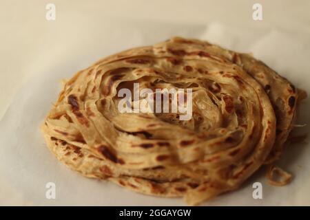 Kerala paratha / porotta / roti / parotta / barotta / naan layered flat ...