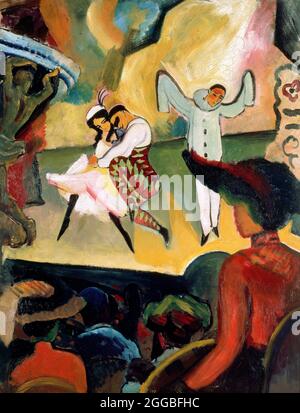 August Macke was a German expressionist painter, associated with the ...