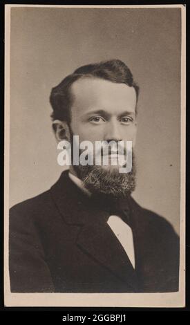 Portrait of Charles Doolittle Walcott (1850-1927), 1873. At age 23 ...