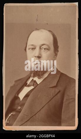 Portrait of George Washington McCrary (1835-1890), Before 1875 Stock ...