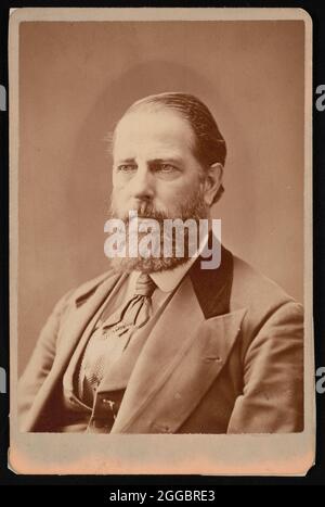 Portrait of William Hayden English (1822-1896), Before 1896 Stock Photo ...