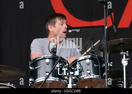 Keith O'Neill, drummer with English Indie alternative rock band Cast ...