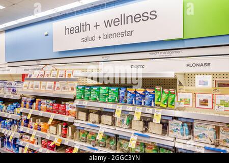 Miami Beach Florida,Walgreens,pharmacy,drug store,overhead view ...