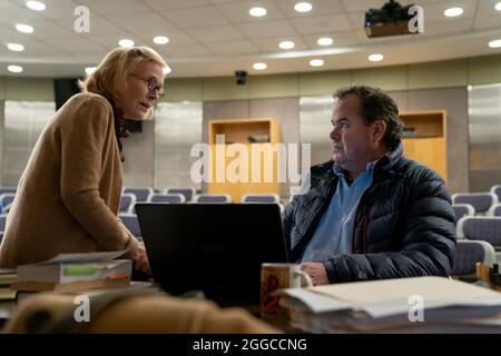 HOLLAND TAYLOR in THE CHAIR (2021), directed by DANIEL GRAY LONGINO. Credit: NETFLIX / Album ...