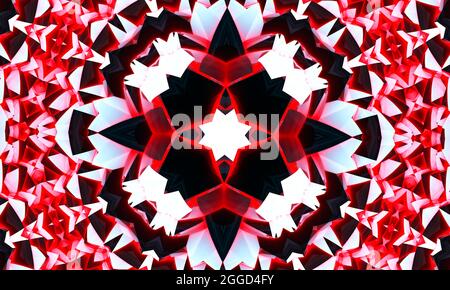 Camouflage star kaleidoscope seamless fabric texture bright modern ...