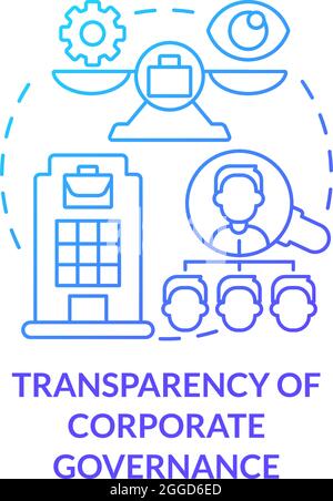 Governance blue gradient concept icon Stock Vector Image & Art - Alamy