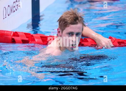 Great Britain's Stephen Clegg in action during the Men's 100m S12 ...