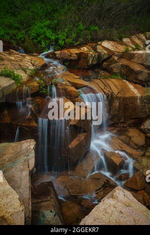 Waterfall in Acadia National Park, Maine Stock Photo - Alamy