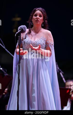 Sofia, Bulgaria - 31 August, 2021: Operatic soprano Sonya Yoncheva ...