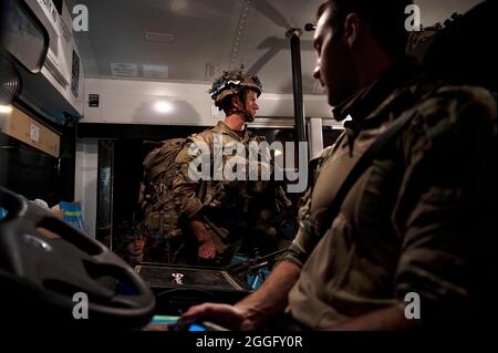 Ali Al Saleem, Kuwait. 31st Aug, 2021. U.S. Army 82nd Airborne Division ...