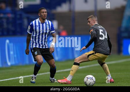 Liam Palmer of Sheffield Wednesday passes the ball during the Sky Bet ...