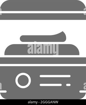 Body Scrub icon. Monochrome simple element from sauna collection ...
