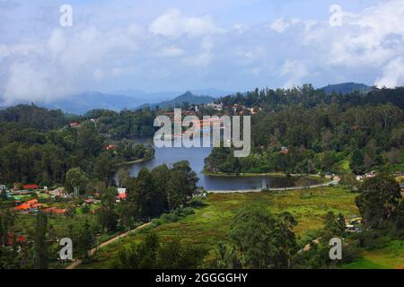 Upper Lake View Kodaikanal Tamil Nadu India Stock Photo - Alamy