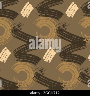 seamless pattern fabric coffee stain cartoon vector Stock Vector Image ...