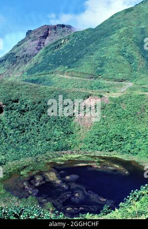 Soufriere volcano, Guadeloupe, West Indies Stock Photo - Alamy