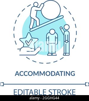 Accommodating concept icon Stock Vector Image & Art - Alamy