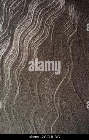 Representative background waves formed of gray sand layer Stock Photo ...