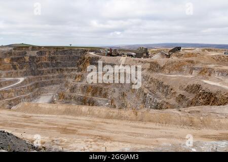 The Coldstones Quarry Yorkshire Dales Stock Photo - Alamy