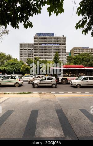 A view of the PWD headquarter office near the ITO crossing Stock Photo ...
