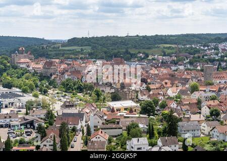Europe, Germany, Baden-Wuerttemberg, Besigheim, view of the historic ...